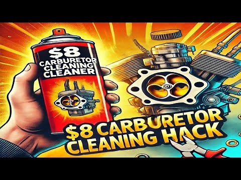 DIY $8 Ultrasonic Carb Cleaner Hack! Save Hundreds!