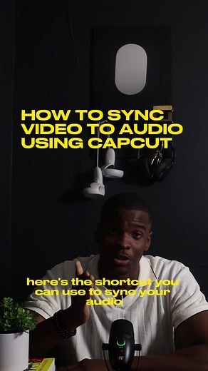 Here’s how I sync my audio and video on CapCut using 3 simple steps. 1. Place both audio and video files into the timeline 2. Select both clips 3. Right click then click on “Sync video to sound” If you like content like this follow for more.