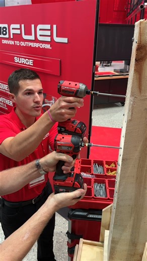 191K views · 2K reactions | The new Milwaukee Tool Surge Gen-2 impact driver is up to 3-times faster and double the capability of the previous generation! Here's a side-by-side comparison. #milwaukeepipeline | Pro Tool Reviews | Facebook