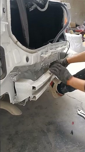Straightening a Car Beam BY HAND! 🤯