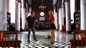 Using a Miniature World With Green Screen