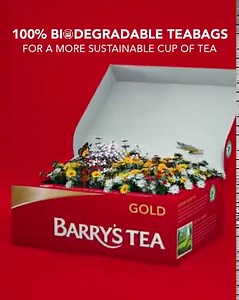 22K views · 104 reactions | 100% Biodegradable teabags.. We continue to make sustainability as much of a priority to our business, as it is to our loyal Barry’s Tea fans. | Barry's Tea | Facebook