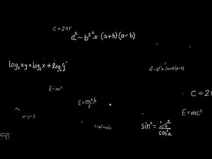 Math meme overlay black screen effect