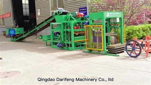 Qt4-25 Automatic Fly Ash Hollow Concrete Multi Functional Block Making Machines for Sale in Zambia Kuwait Sri Lanka