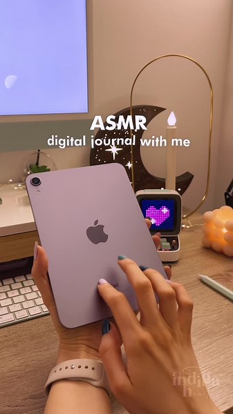 ASMR Digital Journaling - iPad Mini Note Taking & Planning