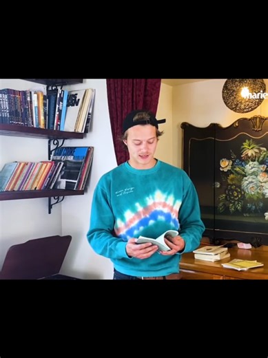 Rudy Pankow's Detailed Bookshelf Tour