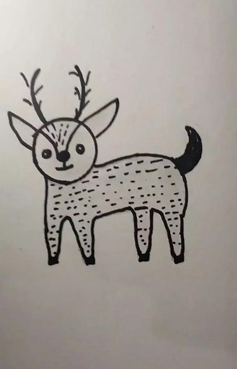 How to Draw a Realistic Deer (Step by Step)#EasyDrawing