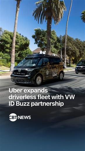 Uber’s driverless future is growing—teaming up with VW’s ID Buzz to push self-driving tech even further! ⚡️ #Uber #DriverlessCars #VWIDBuzz #SelfDriving #TechNews #RideShare #AutonomousVehicles #FutureOfTransport | CBT News | Facebook