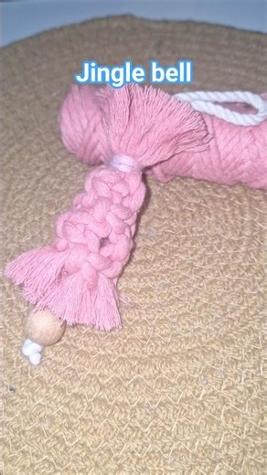 Macrame Hanging Bell 🔔 Christmas Ornaments #jinglebells #Christmas #macrame #santa