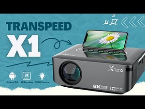 Transpeed X1 Projector | 8K Decoding, 12000 Lumens, Keystone Correction