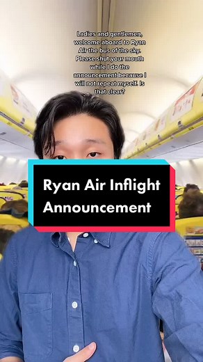Hilarious Ryanair Inflight Announcement Parody