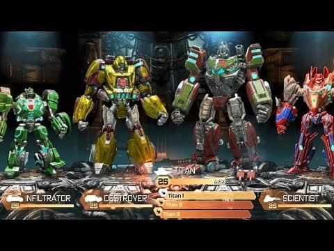 Transformers Fall of Cybertron - Create a Character Guide