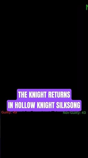 Hollow Knight Silksong: The Knight Returns after the Final Battle 🖤