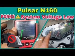 Pulsar N160 ECU Problem | P0562 System Voltage Low | ARUPTOMOTIVE | #120