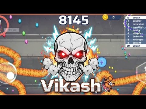 Attempting The #2 WORLD RECORD in Snake.io