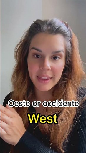 Spanish Vocab: Cardinal points #shorts