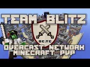 Minecraft PvP: Blitz Team PvP w/ Docm77 and Team Blue - Overcast Network