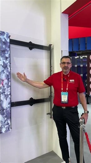 New Non-Latching dvLED Mounting System #ise2026 #peerlessav #barcelona #samsungled #samsung