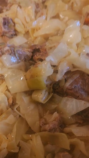 Baay Bae... this cabbage made by cousin Bae, was so yummy. | Marion's Amazing Catering LLC