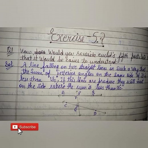 class 9 maths chapter 5 Introduction to Euclid's Geometry exercise 5.2 ncert solutions