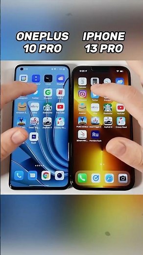 OnePlus 10 Pro vs iPhone 13 Pro ⚡ Comment your phone! 📲🔥 #shorts