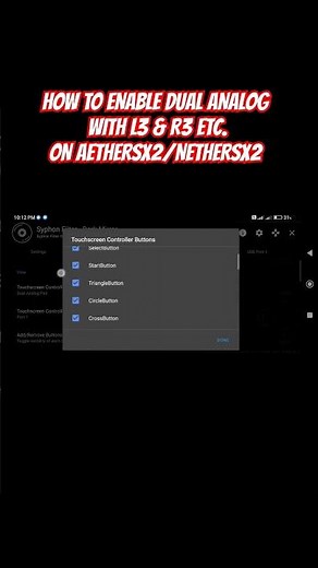 AETHERSX2/NETHERSX2 HOW TO ENABLE ADDITIONAL BUTTONS #emulator #android #tutorial #aethersx2