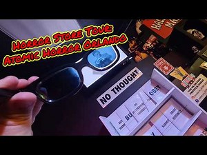 Inside Atomic Horror Orlando – Walk & Explore Horror Store Merch (Natural Sound)