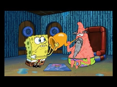 Spongebob - Patrick solving Jigsaw Puzzle