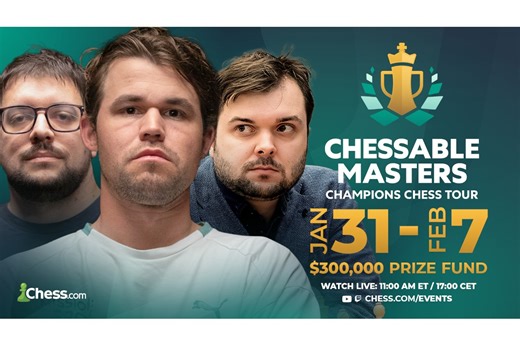 Chessable Masters 2024: con  Carlsen, Fedoseev y MVL