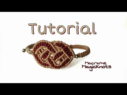 Macrame Celtic Knot Bracelet Tutorial