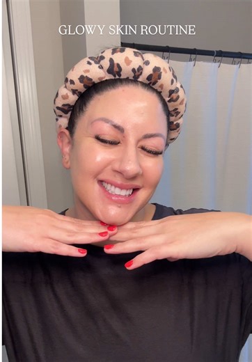 I use a few medical grade skincare products that my amazing esthetician recommended for my skin but I use 3 affordable products at the end of my skincare routine that make my skin so glowy and hydrated even in the super cold Massachusetts winter! I also use the NARS Light Reflecting foundation which really adds to the glow when I have makeup on ❤️ #skincareroutine #glowyskin #glassskin #glowymakeup #grwm | dry skin products, hydrated skin, skincare routine, glowy skin, glass skin, glowy makeup,