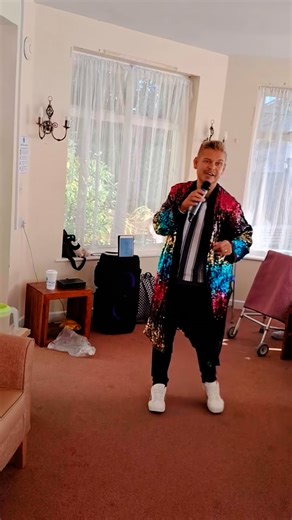 Duane AJ Barrett-Johns on Instagram: "🌈🎶 Singing “Joseph and the Amazing Technicolor Dreamcoat” 🎶🌈 Bringing Broadway sparkle into the care home with a joyful performance from Joseph and the Amazing Technicolor Dreamcoat! Dressed in my rainbow dreamcoat, this colourful classic had everyone smiling, clapping, and joining in. Music, memories, and a splash of theatre magic all in one! ✨🎭💖 #carehome #josephmusical #musicalmagic #feelgoodmusic #carehomelife"