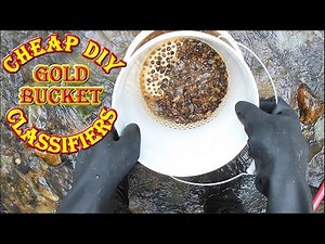 Cheap Gold Bucket Classifiers DIY - Testing!