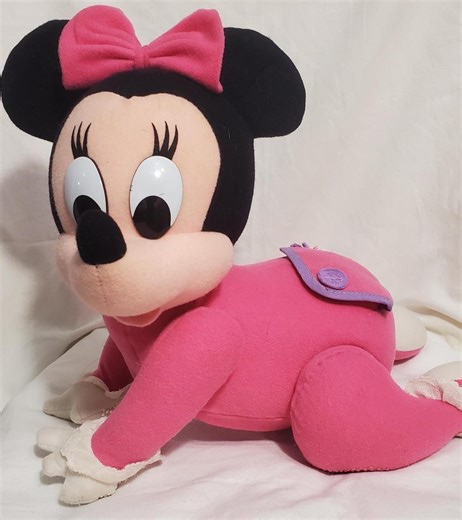 TESTED & WORKING Vintage 1995 Minnie Mouse "crawl With Me" Plush – Working Condition - Etsy