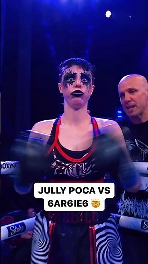 Jully Poca and 6ar6ie6 went to WAR #misfitsboxing #boxing #highlights