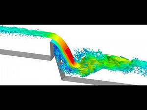 CFD simulation of flow over a weir