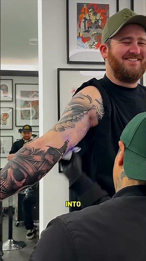 Can never be too confident when it comes to a tattoo.