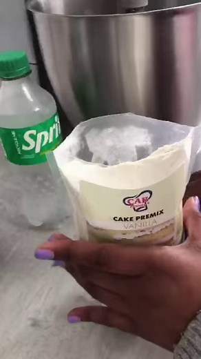2.1K views · 16 reactions | Vanilla Cake Made with Sprite ✨ Ready...