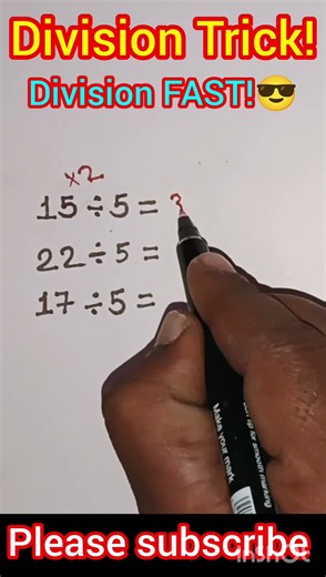 🎯🔥Division Tips and Tricks | Easy Division Tricks for Large and small numbers #maths#shorts#ytshorts