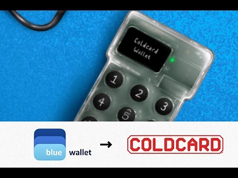 Bitcoin: How To Use Blue Wallet With Coldcard