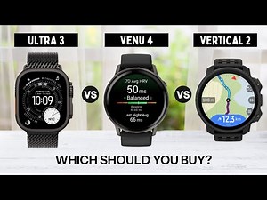 Apple Watch Ultra 3 vs Garmin Venu 4 vs Suunto Vertical 2