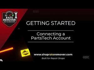 Connecting Rate Remover Software with PartsTech