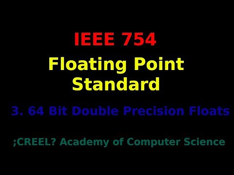 IEEE 754: 64 Bit Double Precision Floats