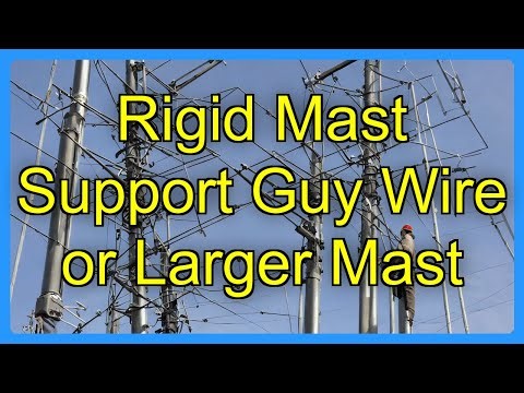 Rigid Mast Support Guy Wire or Larger Mast