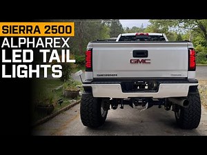 2015-2019 Sierra 2500 AlphaRex LUXX-Series LED Tail Lights Review & Install