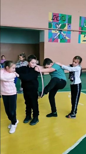 Teamwork Challenge: Hula Hoop Pass Game!