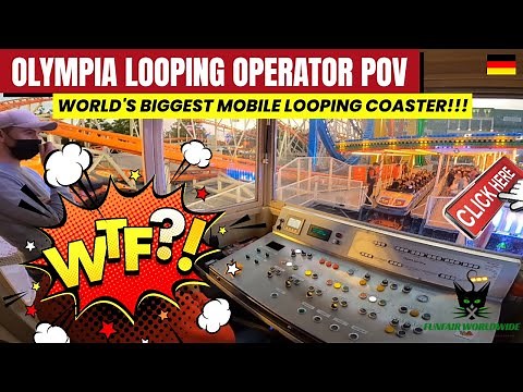 OLYMPIA LOOPING: Dive into the WORLD'S BIGGEST MOBILE COASTER POV! 🇱🇺
