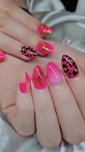 Cute pink nails design 😍 💗 | Tony's Nails