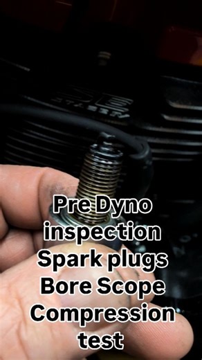 Thunder Valley Cycles on Instagram: "Pre Dyno Tune inspection Spark plugs, Bore Scope, Compression test. This one is a 135 S/E kit, low miles. Poor ring seal, passing oil. Some hot timing. Replaced the plugs, ran and tuned with IWS it still made power 167/171"