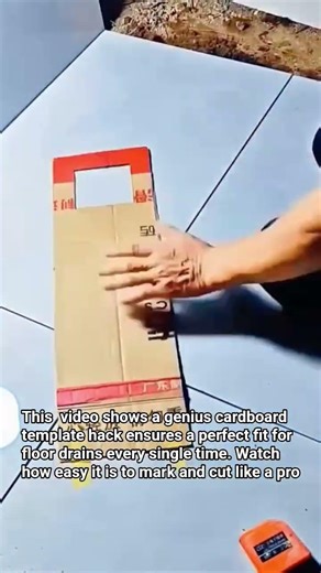This Simple Cardboard Trick Makes Tiling SO Much Easier! 🤯